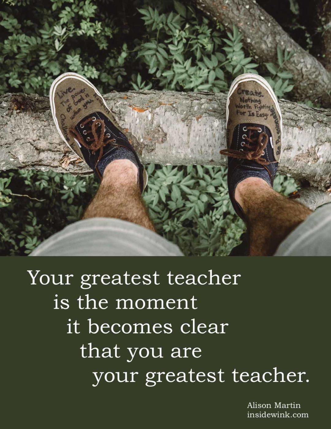 The Greatest Teacher - insidewink