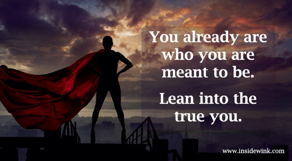 Affirmation: Lean into You - insidewink