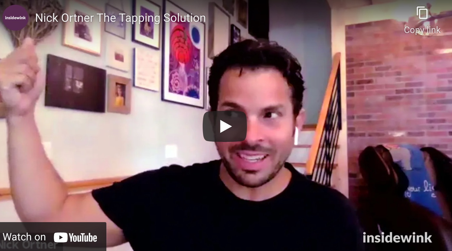 Tapping Your Way to Peace & Health with Nick Ortner - insidewink